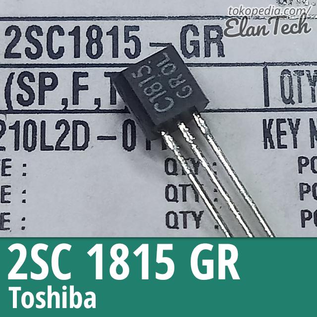 Jual 2SC1815 Original Toshiba C1815 SC1815 1815GR NPN Transistor ElanTech - Jakarta Pusat ...