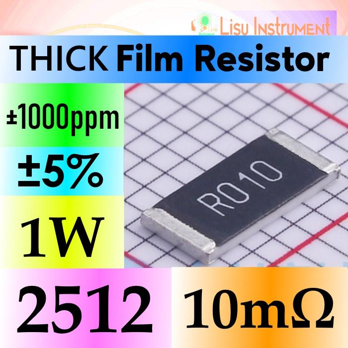Jual 10mΩ 2512 ±5% Thick Film Resistor SMD Chip Resistor 0.01R R010 ...