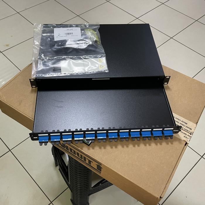 Jual Otb panduit 24 port single mode SC adapter / rack mount fiber ...