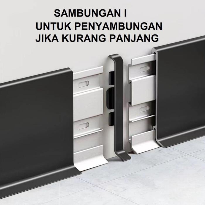 Promo Lis List Lish Aluminium Plain Sudut Dinding Rumah Anti Tahan ...