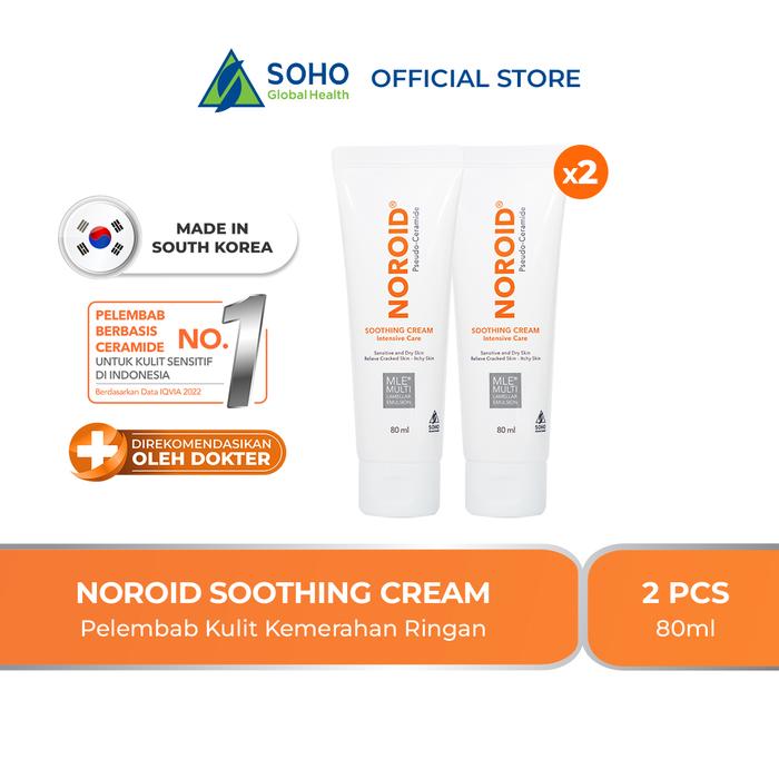 Promo Noroid Soothing Cream - 80ml x 2pack - - Soho Global | Tokopedia