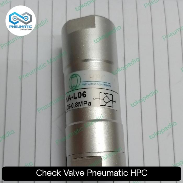 Jual KA-L 06 Check Valve Pneumatic 1/8 Inch HPC - Jakarta Barat ...