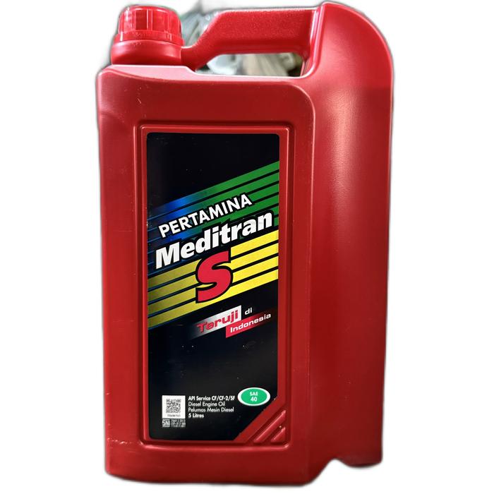 Jual PERTAMINA OLI MEDITRAN S40 5 LITER/PELUMAS MESIN MOBIL/TRUK DIESEL ...