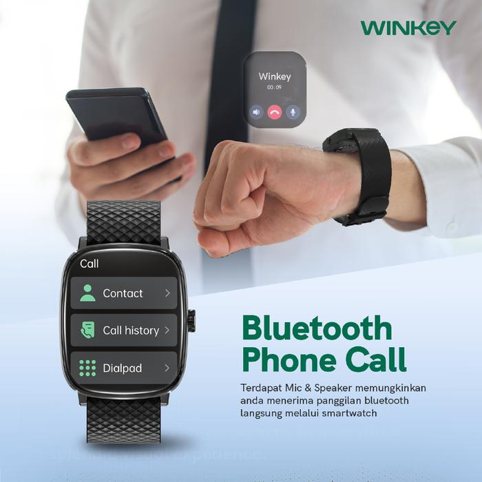 Promo Smartwatch Cygnus with Amoled Display & Bluetooth Call WINKEY ...