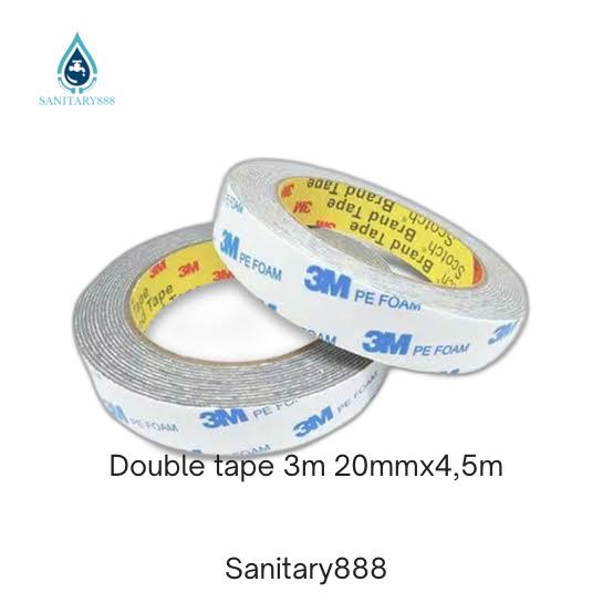 Jual Perekat / Lem Timbal Balik/ Double Tape 3M (20mm x 4,5m) dobeltape ...
