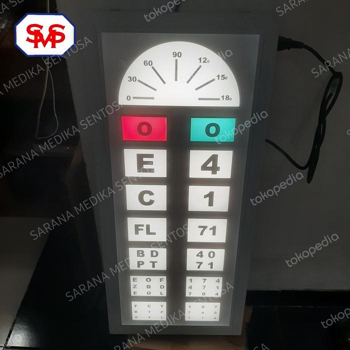 Jual Snellen Chart Electric Remote - Jakarta Timur - SARANA MEDIKA ...