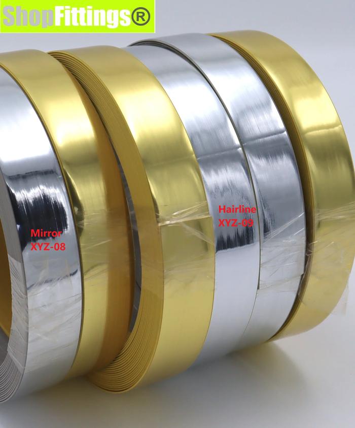 Jual GOLD PVC Edging HPL Edge Banding Strip Lis Door Cabinet 1mmx22 50 ...