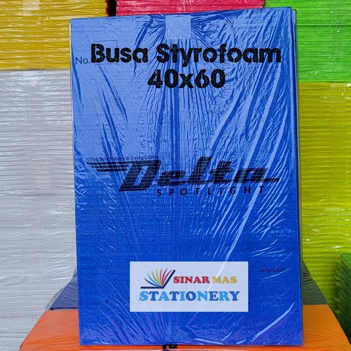 Jual Styrofoam - Sterofoam - Busa - Gabus Lembaran Warna 40 x 60 - Biru ...