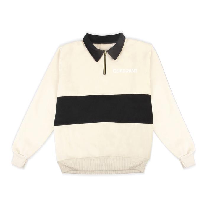 Promo Sweater Rugby Pia Wanita Unisex Tebal Polos Original Quadrant ...