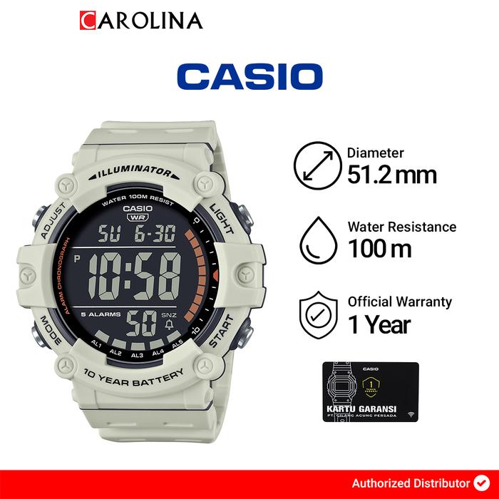 Promo Jam Tangan Pria Casio General AE-1500WH-8B2 Digital Dial Pale Smoke - Jakarta Barat ...