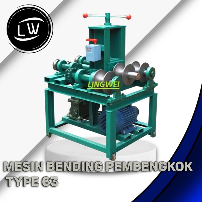 Jual MESIN BENDING PEMBENGKOK / PENEKUK PIPA BESI / PIPE BENDER TYPE 63 ...