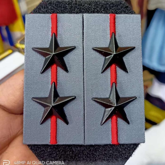 Jual Pangkat Kerah PDL AL Mayjen Bahan Logam Timbul - Jakarta Pusat ...