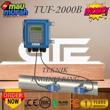 Jual Digital Ultrasonic flow meter TUF-2000B TS-2 Transducer DN25mm ...