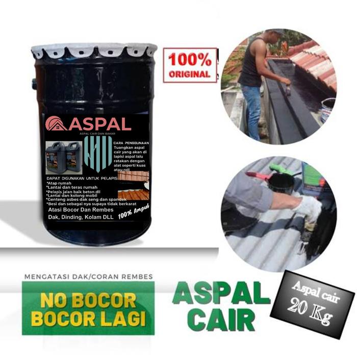 Jual Cat Pelapis Anti Bocor Talang/Atap Beton Asbes/Seng Bitumen 1kg ...