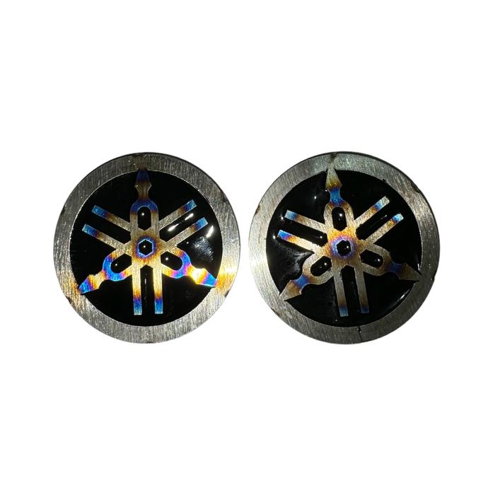 Jual Emblem Yamaha Titanium Logo Yamaha Titanium 50mm Original ...