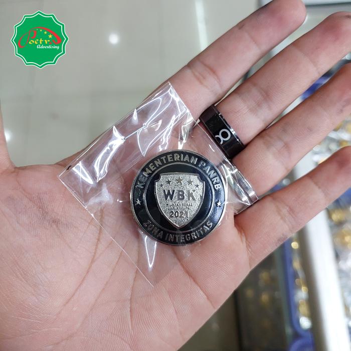 Jual Pin | Lencana WBK 2021 Kementerian PANRB Zona Integritas - Jakarta ...
