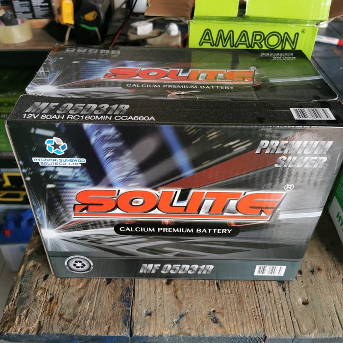 Jual Aki Kijang / Solite 95D31R 12V 80Ah / made in Korea / Aki L300 ...