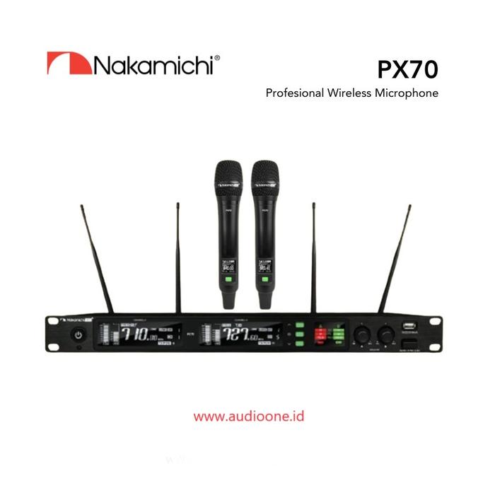 Jual Nakamichi PX70 PX-70 PX 70 Pro Profesional Wireless Microphone ...