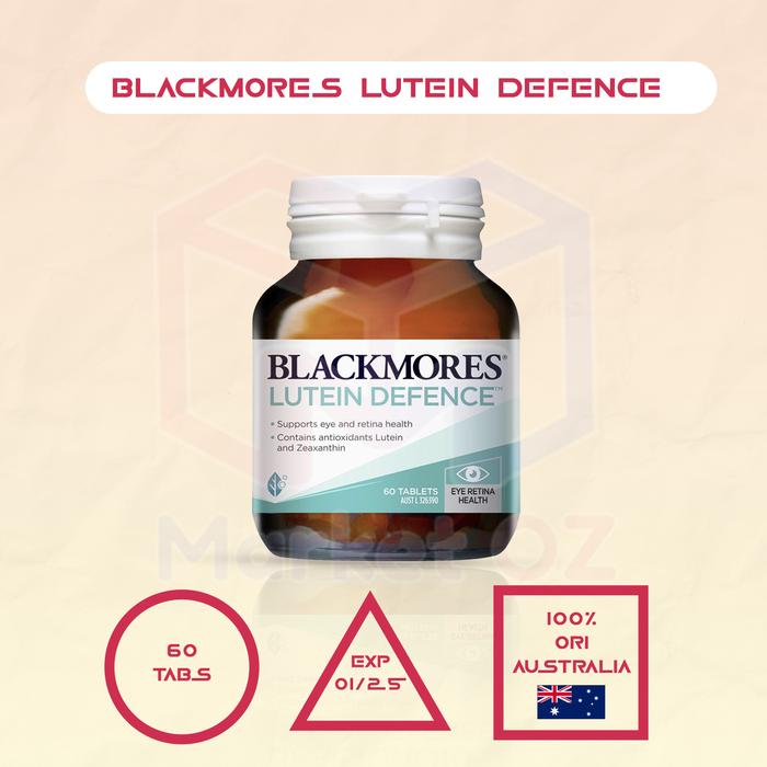 Jual Blackmores Lutein Defence 60 Tablets Eye Vision Defense Australia ...