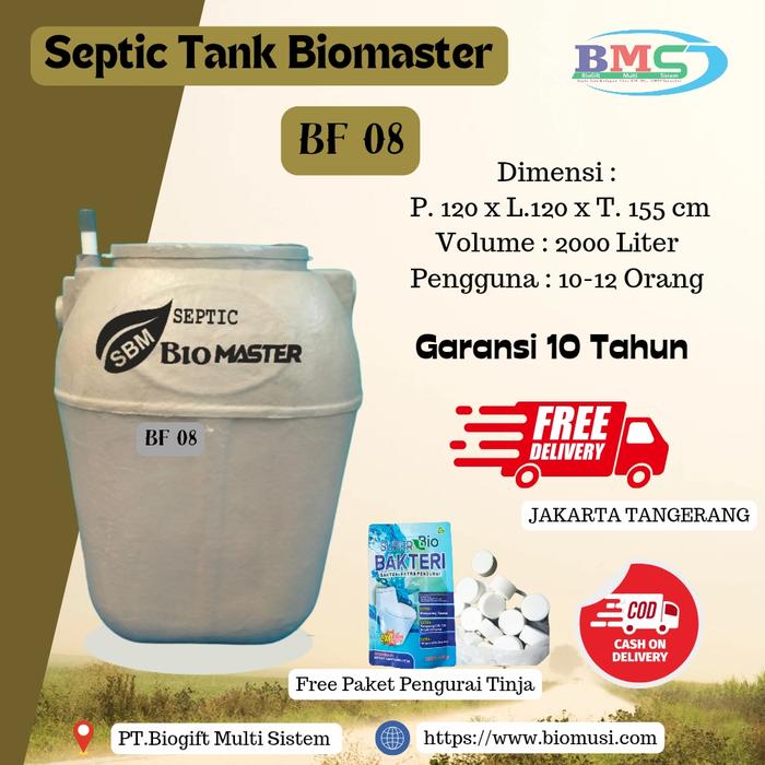 Jual Septic Tank 2000 Liter, Bitech, Biofilter, Biogen, Biofil, Bio ...