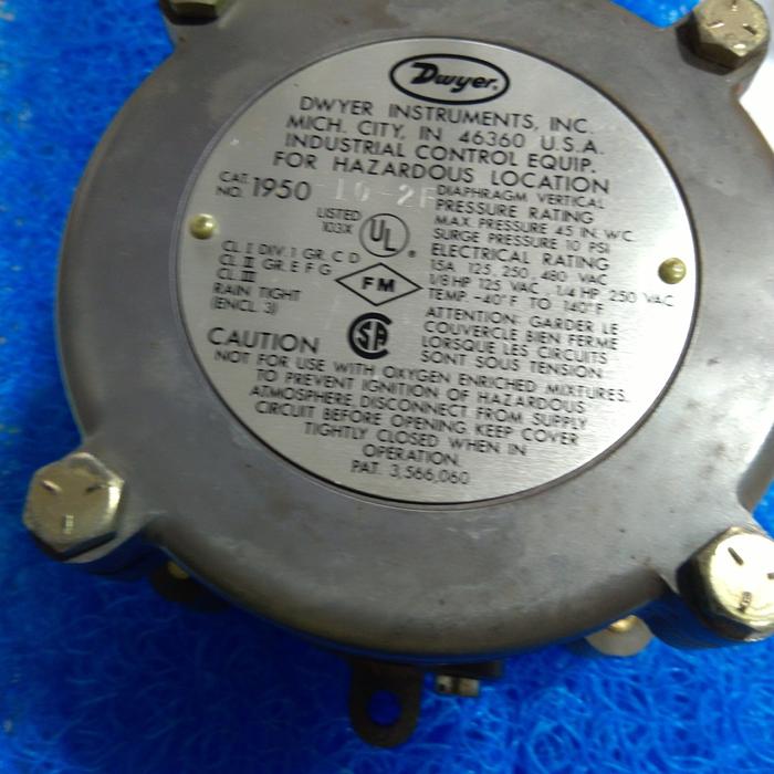 Jual DWYER SERIES 1950 EXPLOSION PROOF DIFFERENTIAL PRESSURE SWITCH ...