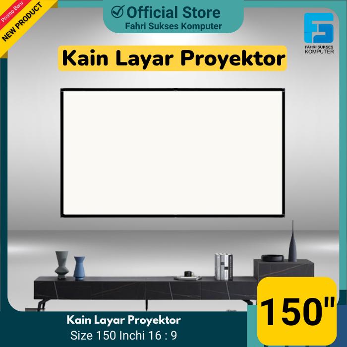 Promo Kain Layar Proyektor 150 Inch - Jakarta Pusat - Fahri sukses ...