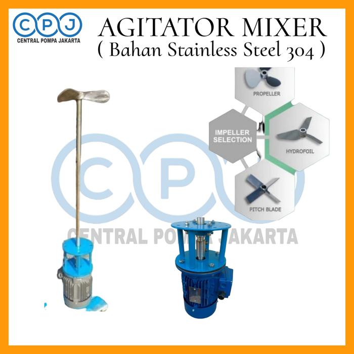 Jual Agitator Mixer Kimia Teco 1,1kw 1,5hp 1400rpm 4pole 380v/3phase ...
