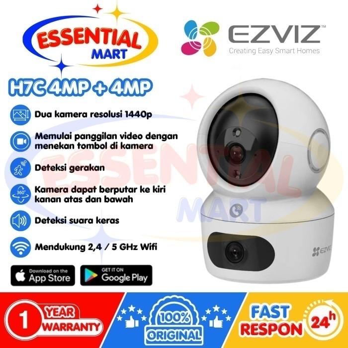 Jual CCTV EZVIZ H7C 8MP : 4MP + 4MP Smart Home Dual Lens IP Camera Indoor - Jakarta Pusat ...