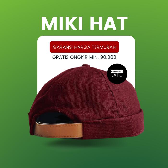 Jual Topi Peci Miki hat PREMIUM ARMY Muslim Gaul Topi Hijrah - Kota ...