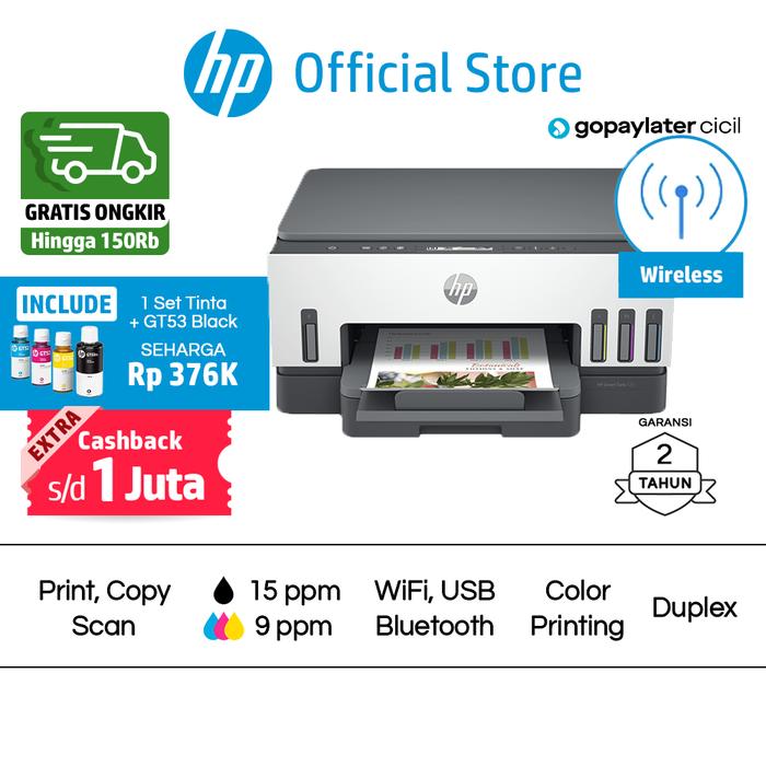 Promo Printer HP Smart Ink Tank Wireless Print Scan Copy 415 585 720 750 210 - Smart Tank 720 ...