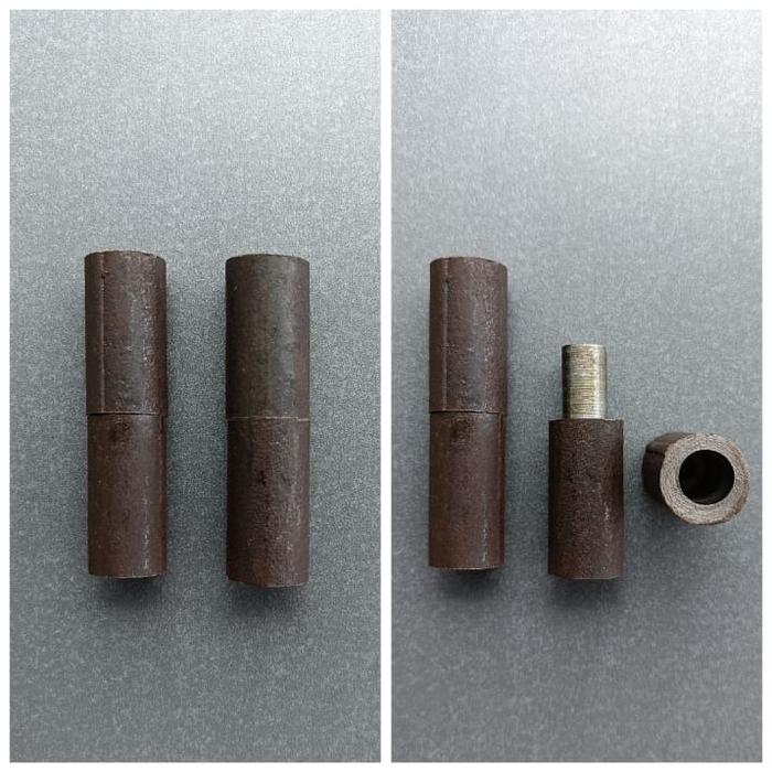 Jual Engsel Pagar Pintu Engsel Bubut As Besi Roniser 3/4" Inch - Kota ...