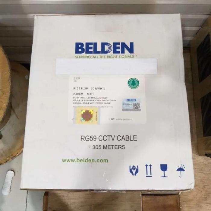 Jual Kabel POWER + DISPLAY CCTV coaxial Belden RG59 RG 59 RG6 Ecer ...