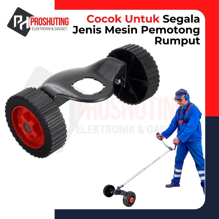 Jual Roda Mesin Rumput 12 Cm Lubang Stik Mesin Potong Rumput 59mm ...