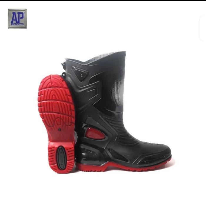 Jual AP boots moto 3 - sepatu safety boot pvc motor outdoor size 42 ...