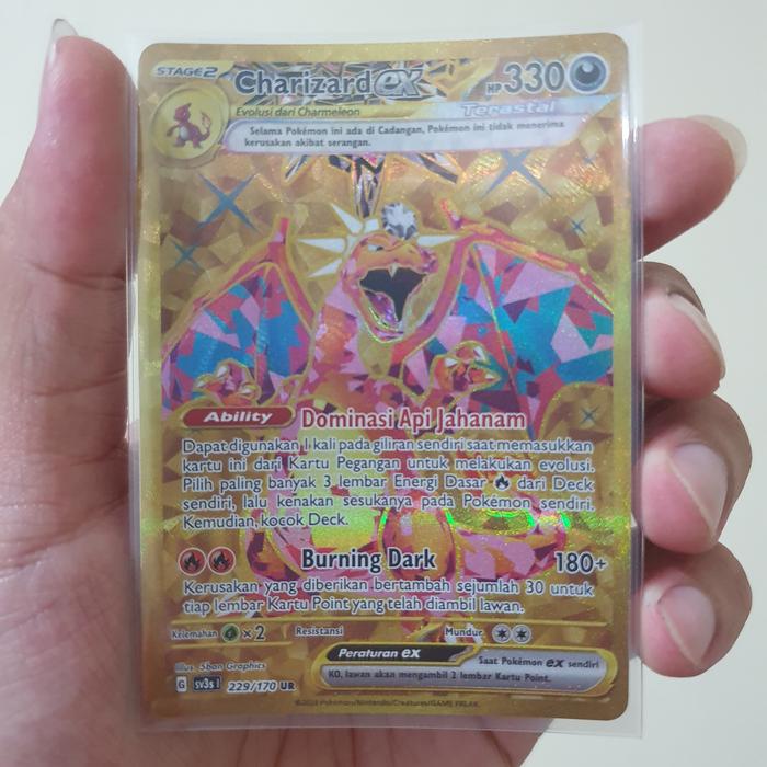 Jual Charizard ex Gold UR sv3s 229/170 Pokemon TCG Indonesia - Jakarta ...