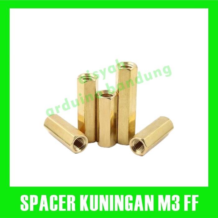 Jual Spacer Kuningan M3 Female Female 5 6 8 10 15 20 25 30 mm M3xL FF ...