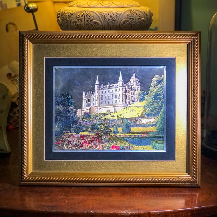 Jual Dunrobin Castle Vintage Dufex Prints wall art jadul lawas antik ...
