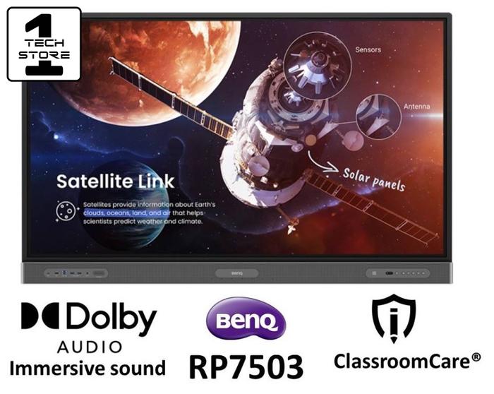 Jual IFP BenQ RP7503 Pro Series |75" | Interactive| Touch Screen| 4K ...