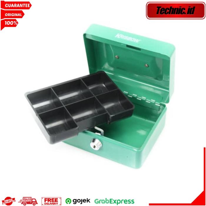 Jual Krisbow Cash Box 15 Cm Dilengkapi dengan fitur kunci pengaman ...