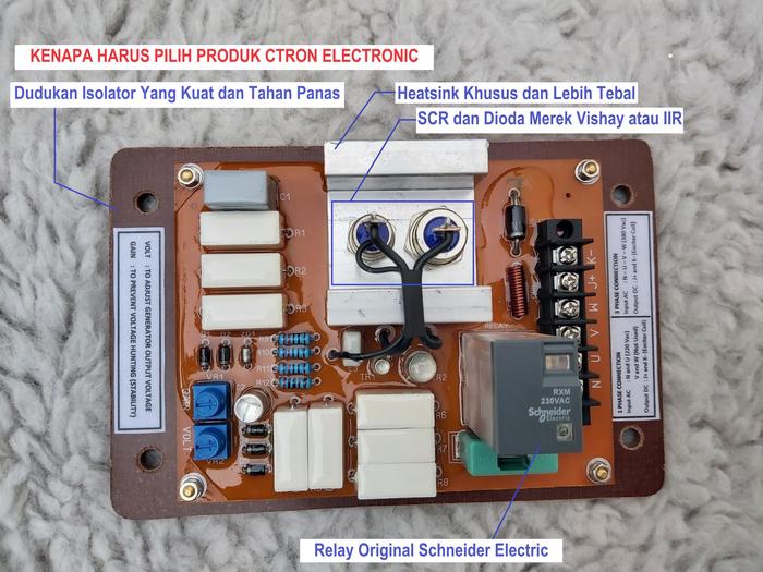 Jual AVR Generator 3 Phase atau AVR Genset 3 Phase Without Box - Kab ...