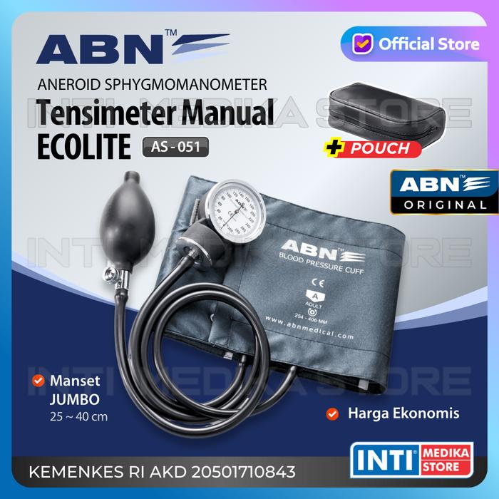 Promo ABN - Tensimeter Manual ECOLITE Aneroid AS 051 | Tensi Darah Dewasa - Kota Bandung - INTI ...