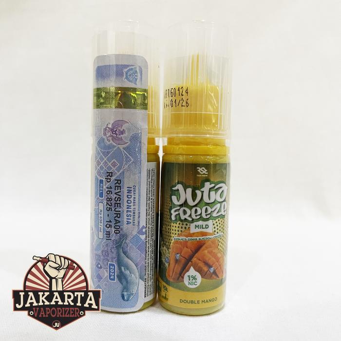Jual [1% SALT] JUTA FREEZE MILD DOUBLE MANGO SALTNIC 15ML 1% BY ...