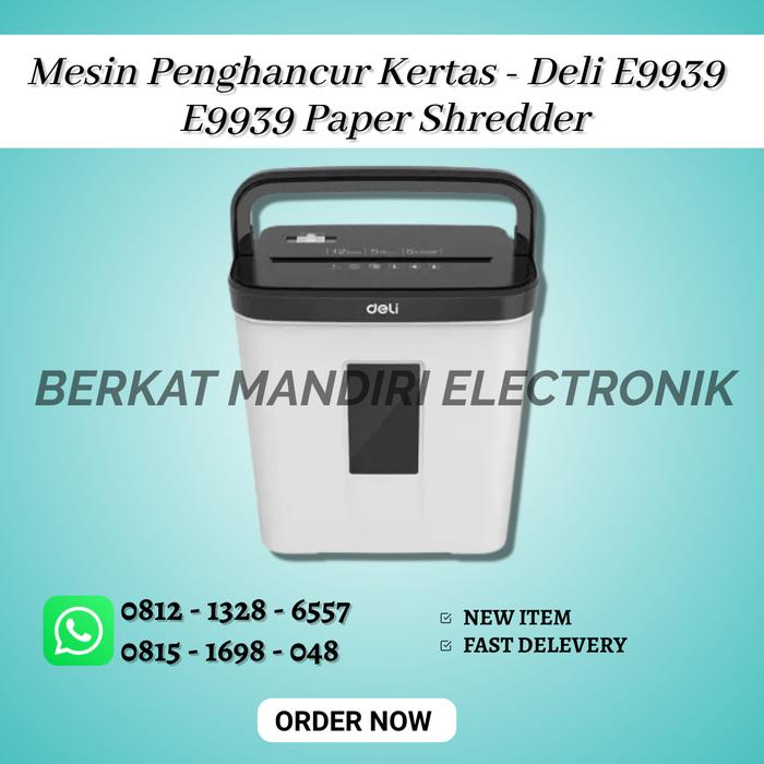 Jual Mesin Penghancur Kertas Deli E9939 Paper Shredder - Jakarta Barat - BerkatMandiri ...
