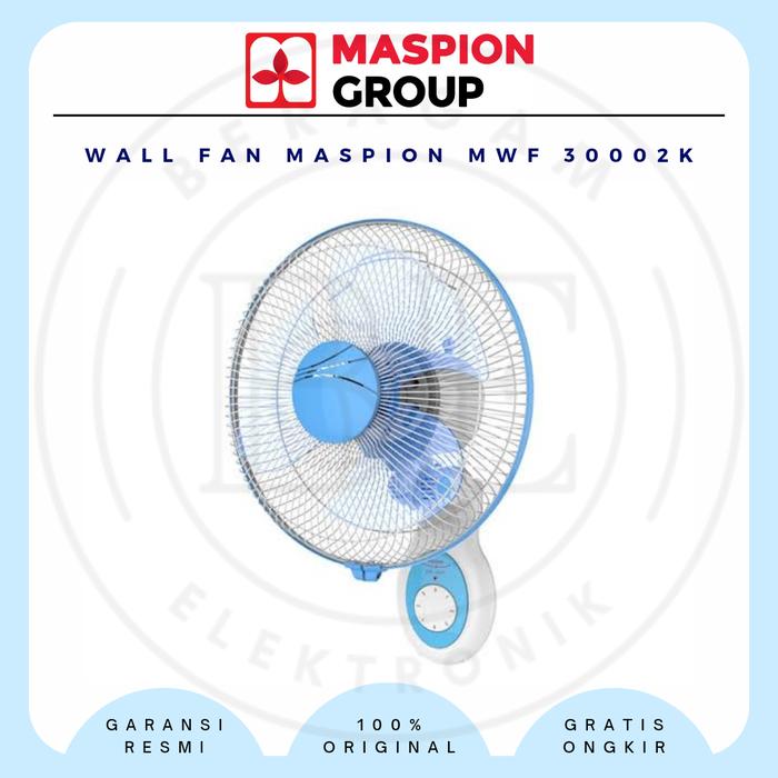 Jual Maspion Wall Fan MWF 3002K / Wall Fan 12 Inch Dingding Original ...
