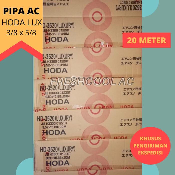 Jual PIPA AC HODA LUXURY 3/8 X 5/8 HD3520 TEBAL 0,8 MM (20 METER ...