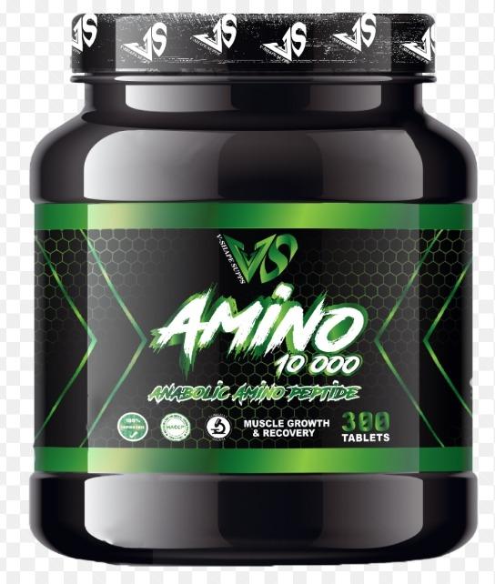 Jual VS V-Shape Amino 10000 300 Tablet 2 Gram Protein Per Tablets ...