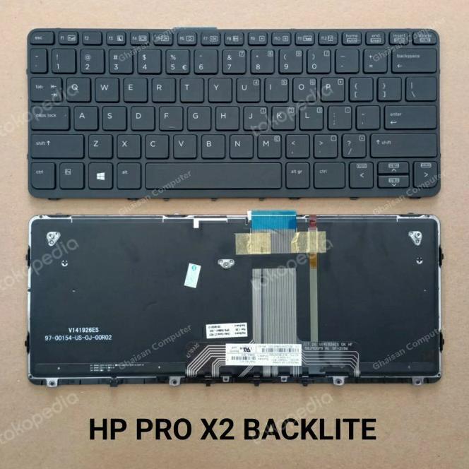 Jual US Keyboard Laptop HP pro X2 612 G1 Backlight Original - Kota ...