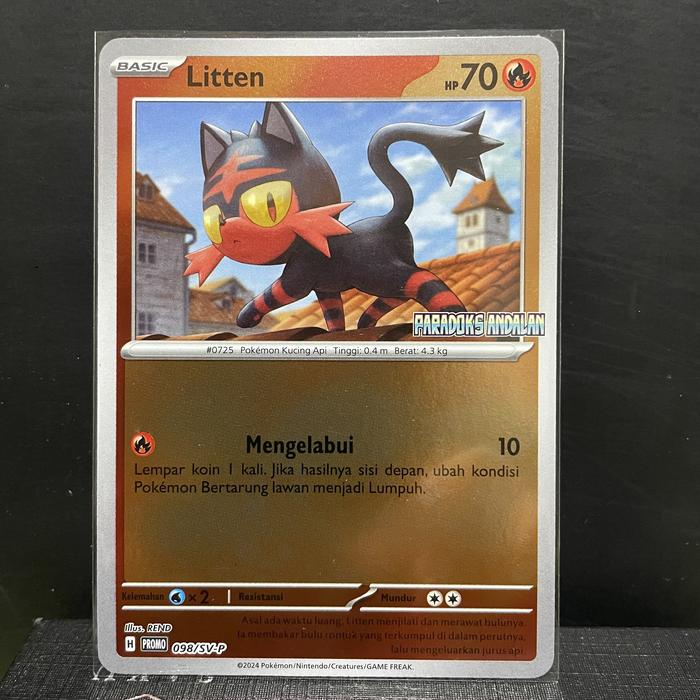 Jual Litten Promo Pokemon TCG Indonesia Paradoks Andalan SV5S - Kab ...