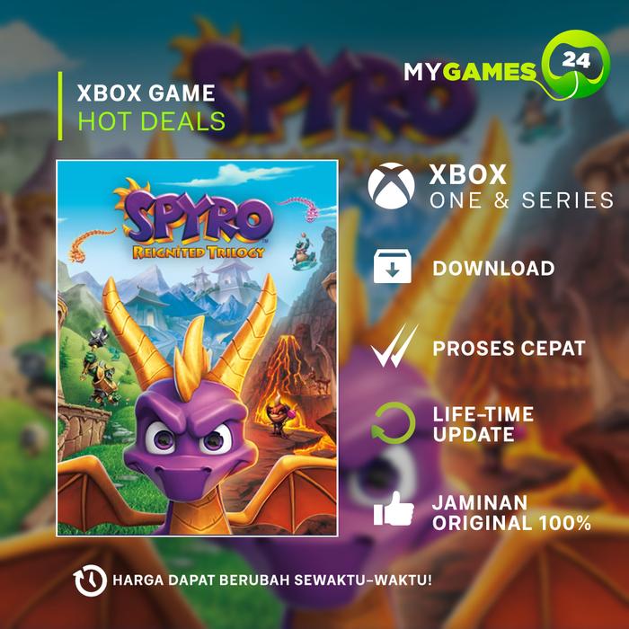 Jual Spyro Reignited Trilogy xbox one series X|S game - Kota Bekasi ...