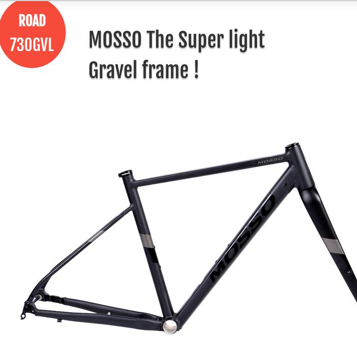 Jual Frameset Mosso 730 GVL 700C Disc - Black-Grey, 550 - Kota ...